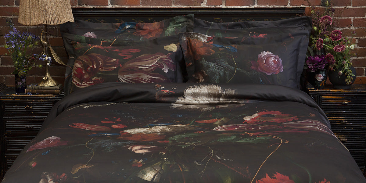 Gothic Floral Collection - Bedding and Decor by Sin in Linen