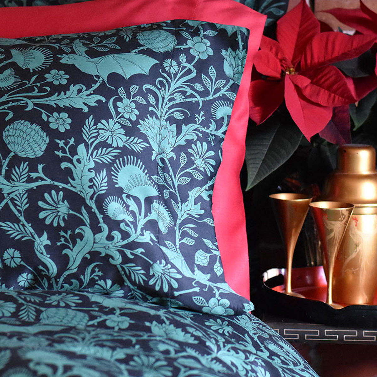 Dark Luxe Home Decor & Bedding - Sheets & Duvets by Sin in Linen
