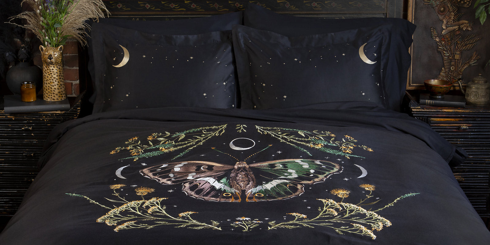 Dark Luxe Home Decor & Bedding - Sheets & Duvets by Sin in Linen