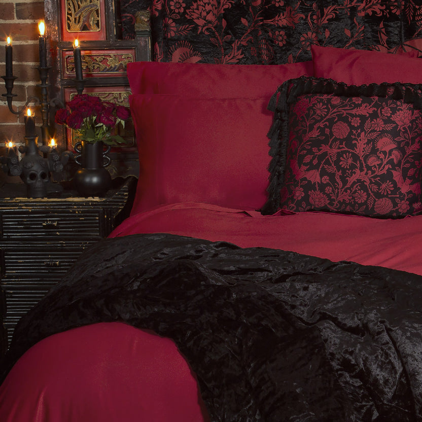 Dark Luxe Home Decor & Bedding - Sheets & Duvets by Sin in Linen