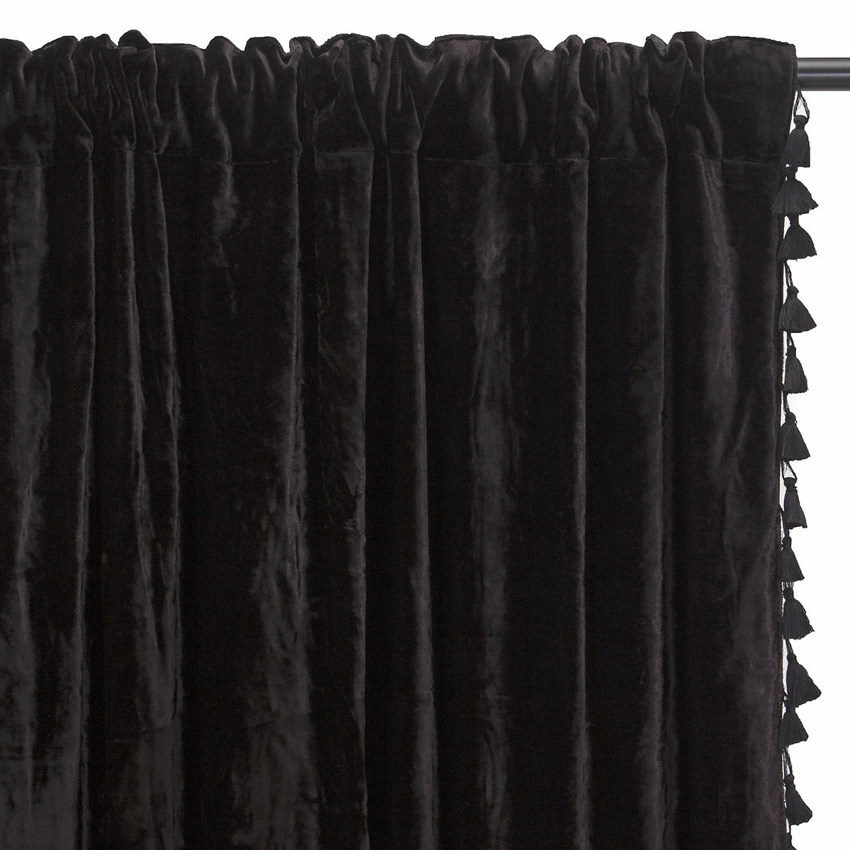 Black Velvet Curtain – Sin in Linen