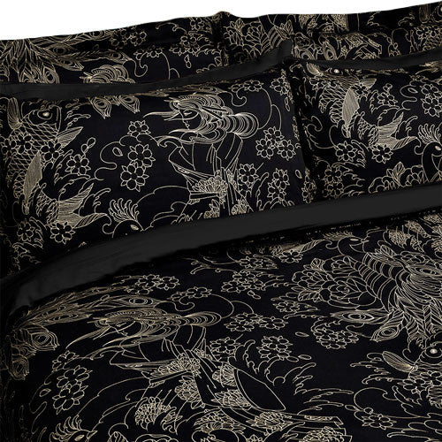 Cozy Comforters with Stylish Patterns - Bedding by Sin in Linen