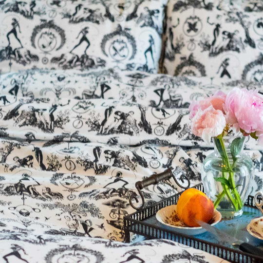 Cozy Comforters with Stylish Patterns - Bedding by Sin in Linen