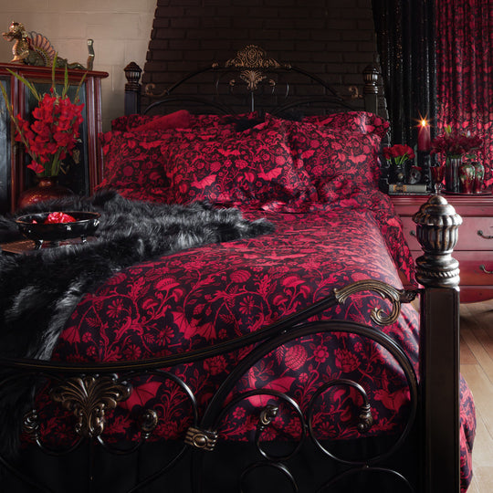 Gothic Bedding and Home Decor - Dark Glamor by Sin in Linen